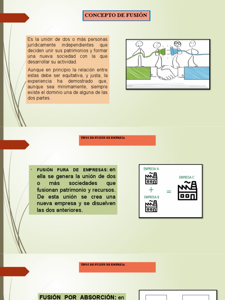 Tipos de Fusión Empresarial | PDF