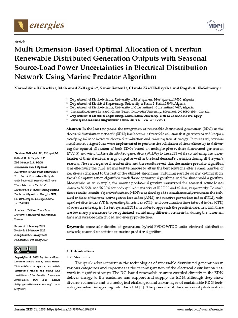 Energies 16 01595 Pdf Mathematical Optimization Distributed