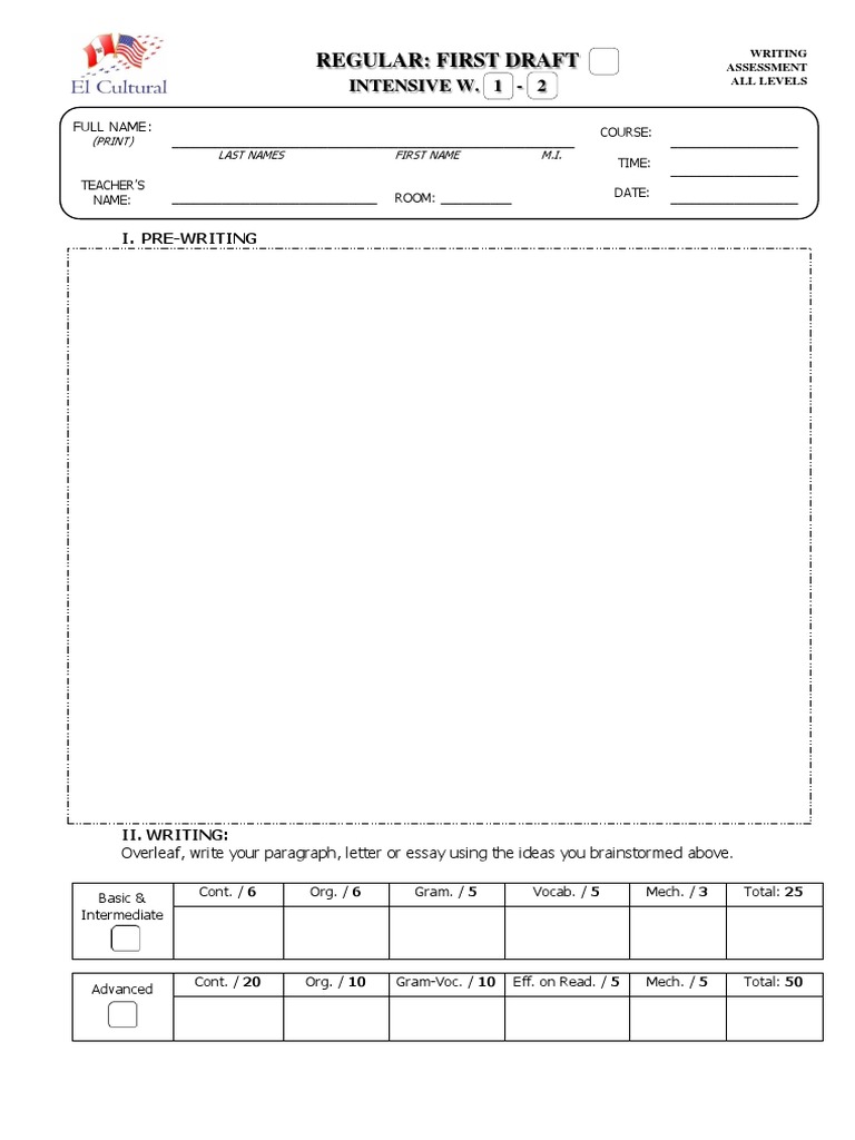 First Draft - Todos Los Niveles | PDF