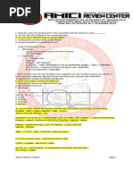 Amici Review Center 1000 Stars February Board Exam | PDF | Prosecutor | Arrest