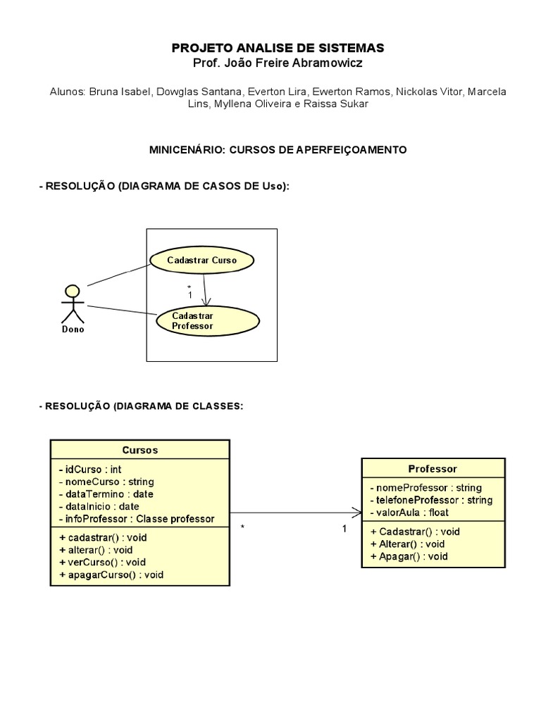 EXERCÍCIO UML 03 | PDF