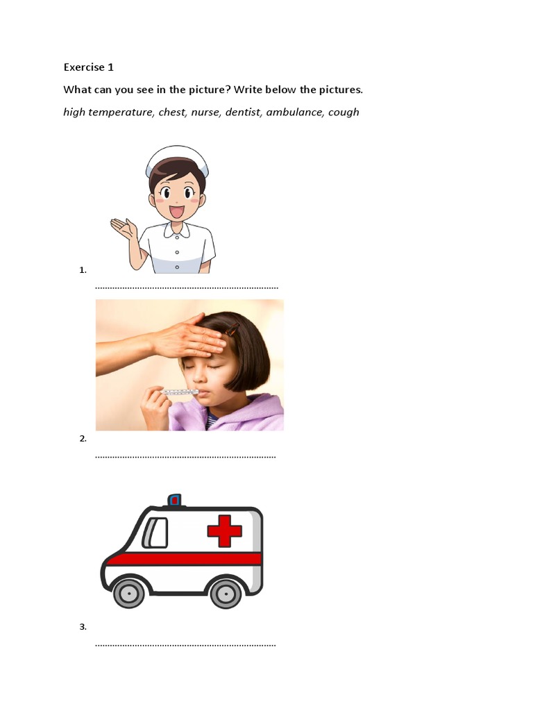 ESL Doctor Visit Worksheets | PDF