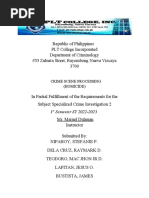 CSI Form 1 First Responders Form | PDF | Crime Scene | Forensic Science