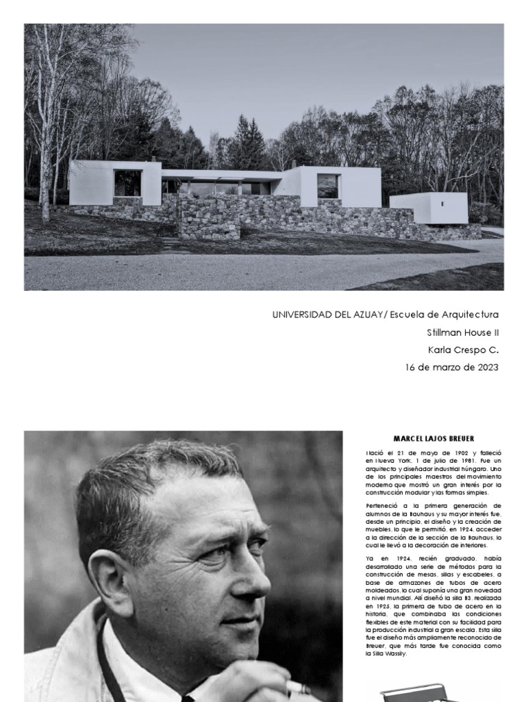 Stillman House II Imprimir | PDF | Diseño