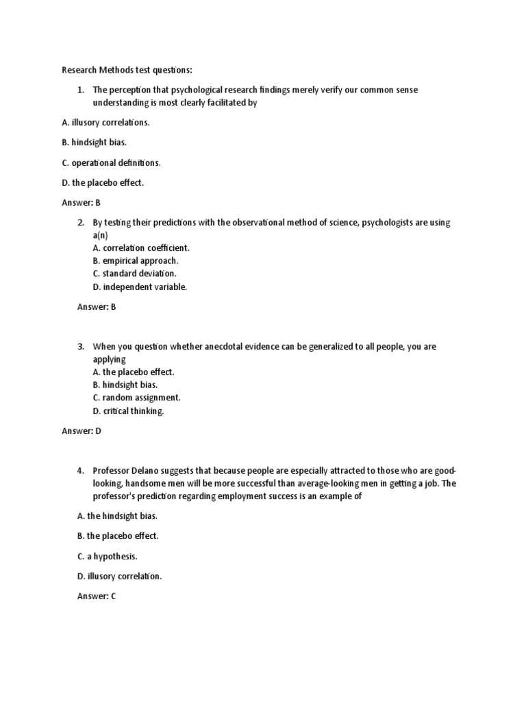 AP Psych Test Bank Questions | PDF | Psychotherapy | Psychology