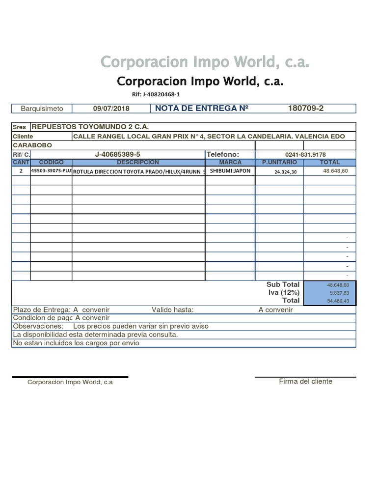 Repuestos Toyom Undo 2 | PDF
