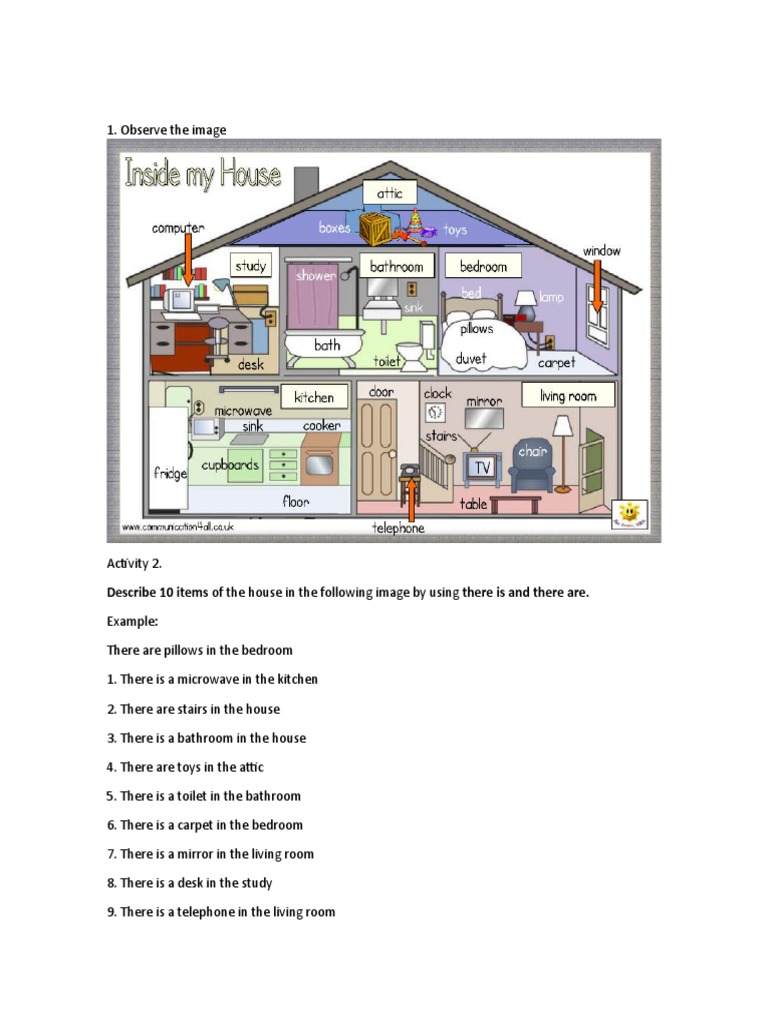 Acción Pedagógica 4. Objects in My House | PDF