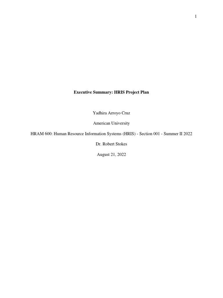 Sap Successfactors Workforce Analytics Project Plan | PDF | Analytics ...