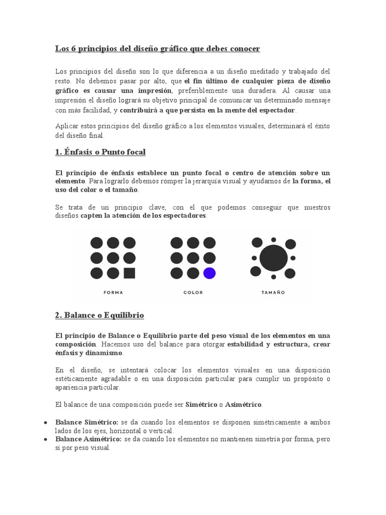 Principio De Diseño De Equilibrio