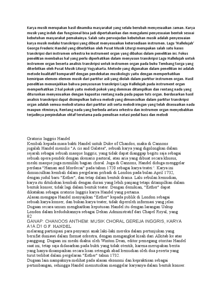 Musik Oratorio | PDF