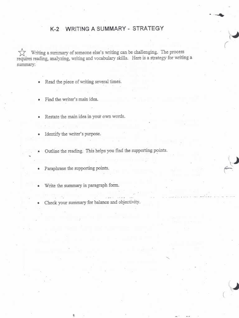 Strategy Summary & Evaluation | PDF