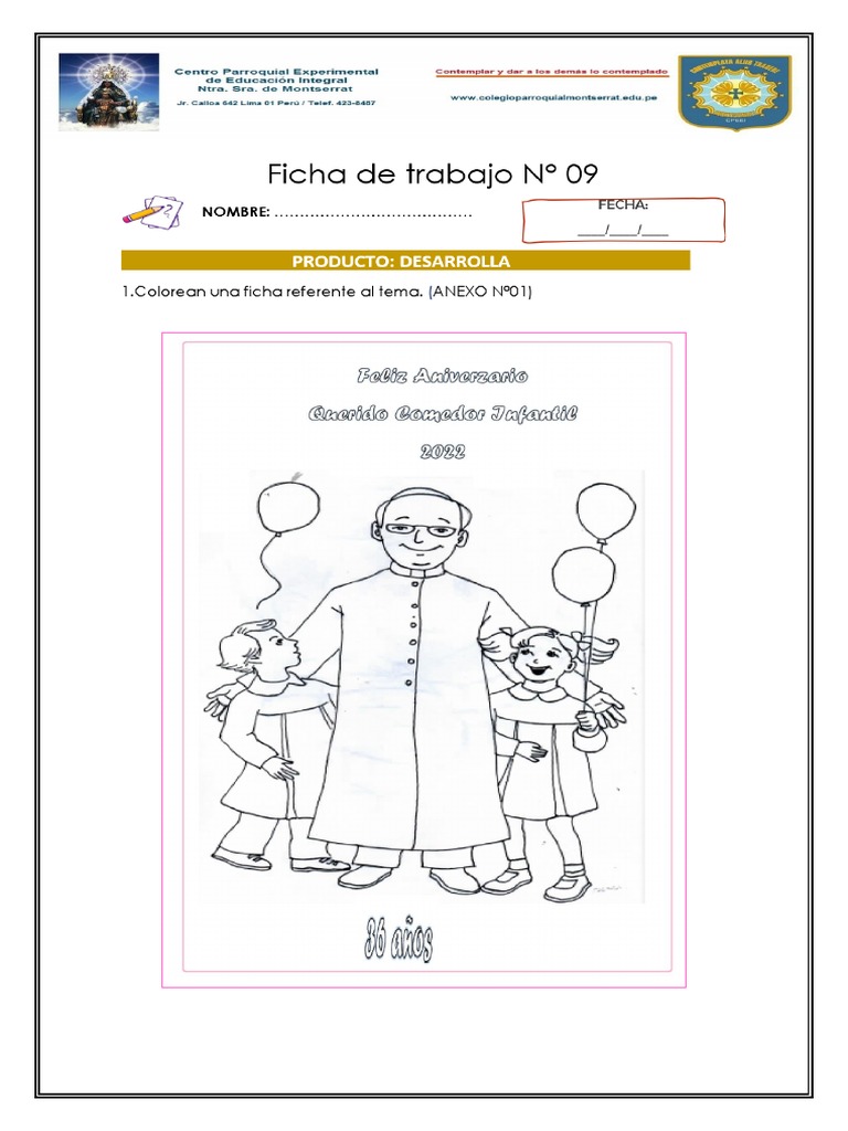 Ficha de La Guia N09 - Personal Social | PDF | Viajes y turismo ...