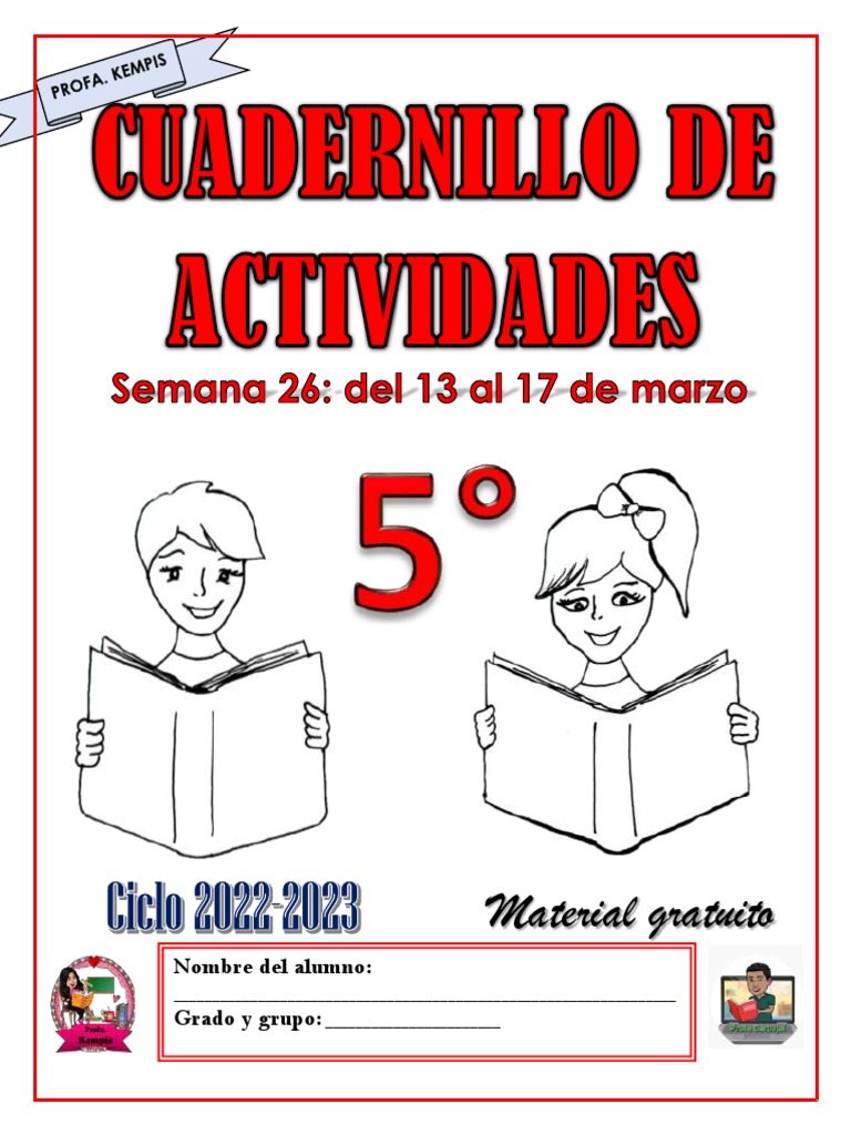 5° S26 Cuadernillo de Actividades (Anexos) Profa Kempis | PDF | Sonido