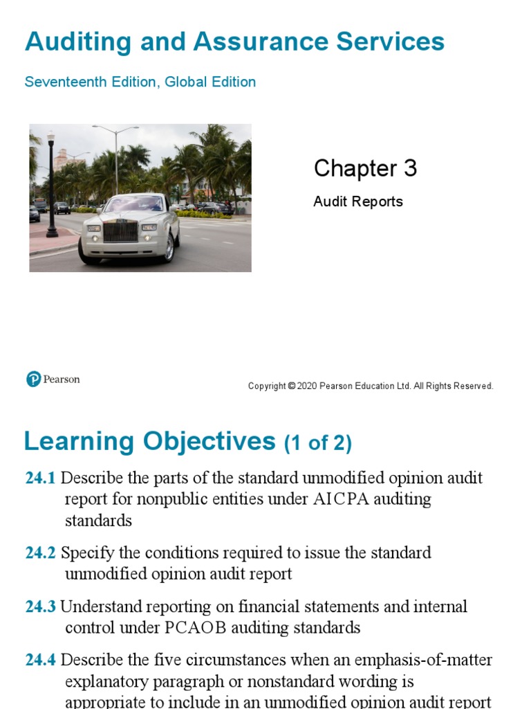 Arens - Aas17 - PPT - 24 (03 Edited) | PDF | Auditor's Report ...