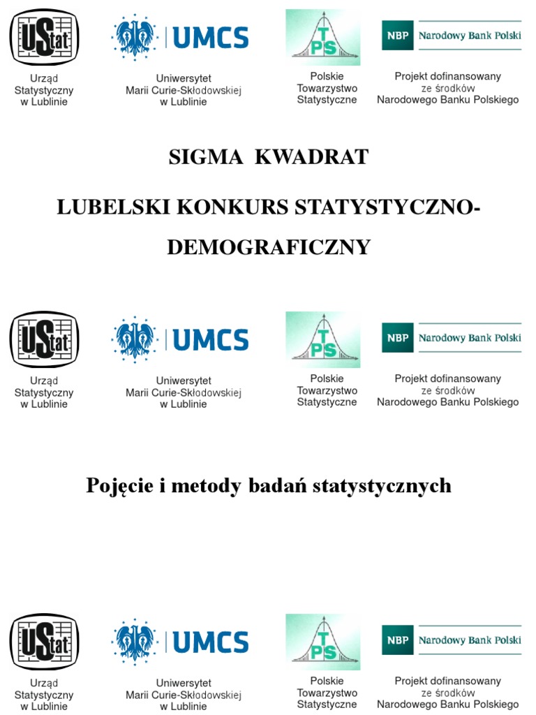 Pojecie I Metody Badan Statystycznych | PDF