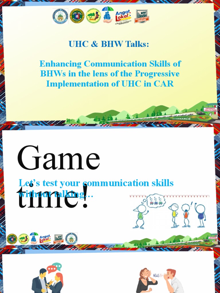 03 - BHW-Training - Enhancing Verbal and Interpersonal Communication | PDF