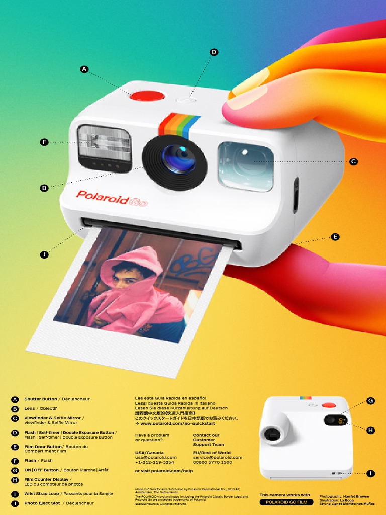 PRD - MULTI - Quick Start Guide - Polaroid Go - 300003 - EN-FR-02 PDF ...
