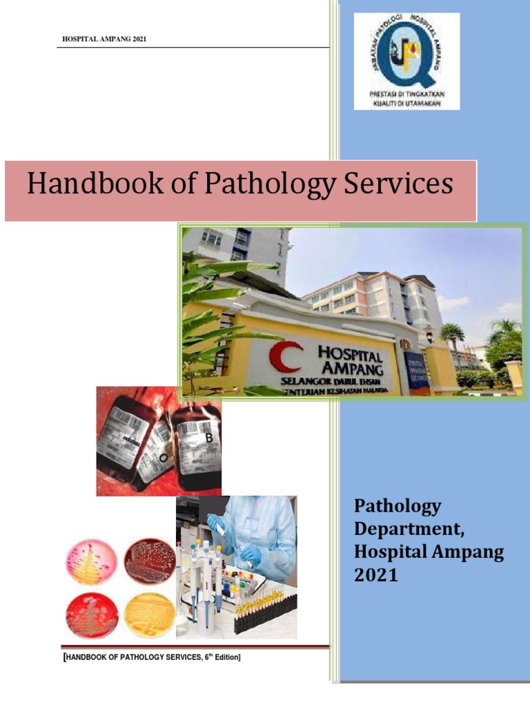 Pathology Services Handbook 2021 | PDF | Medical Laboratory | Pathology