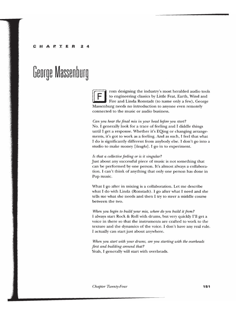 George Massenburg | PDF