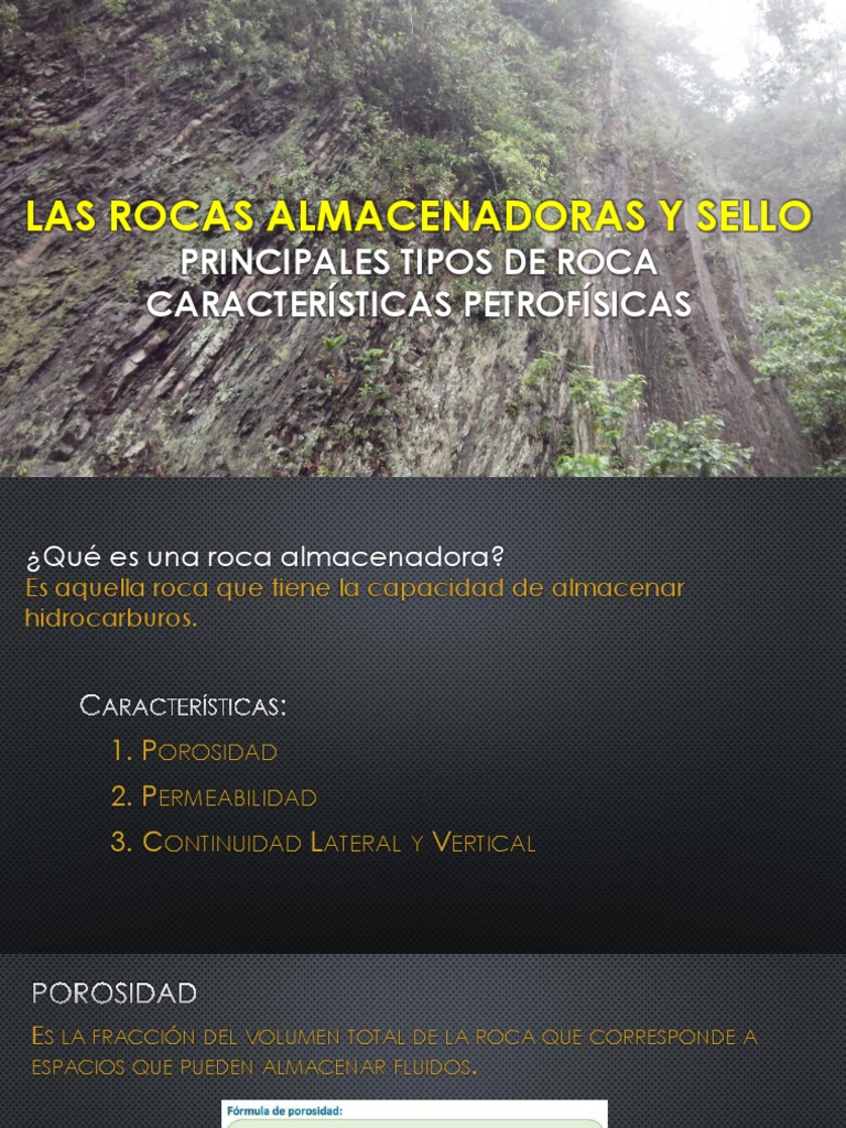 4 - y - 5 - Rocas Almacenadoras y Sello PDF | PDF | Roca (geología ...