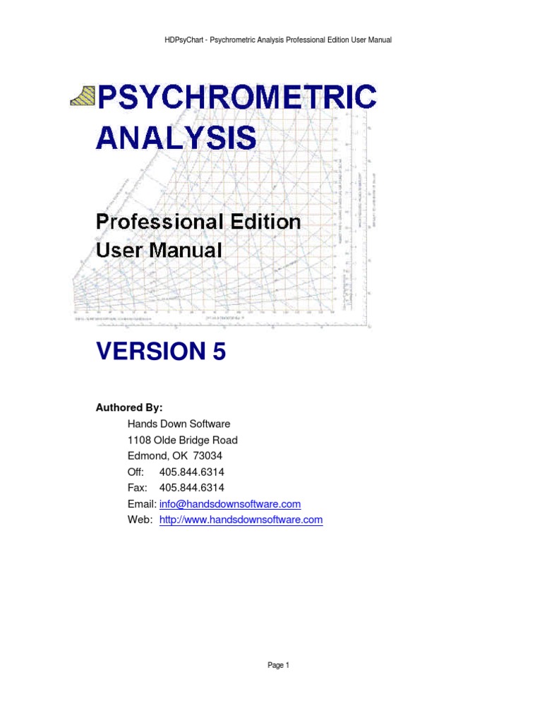 Hdpsychart Generic Manual | PDF