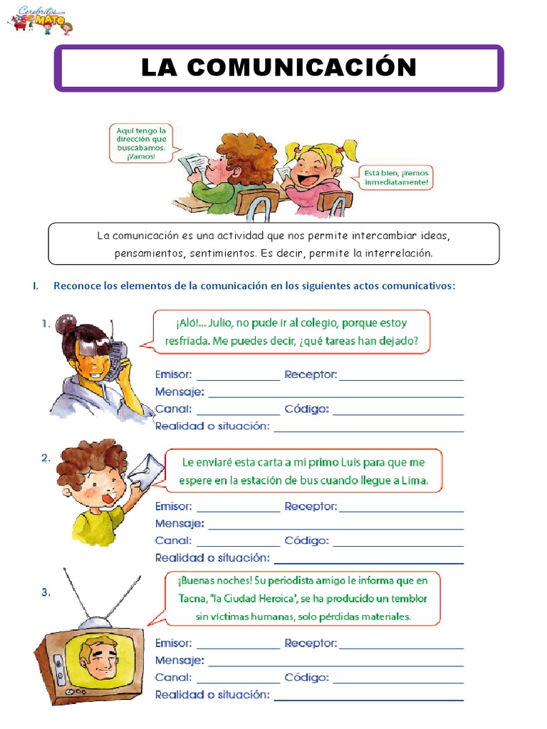 Elementos De La Comunicación 4to Pdf