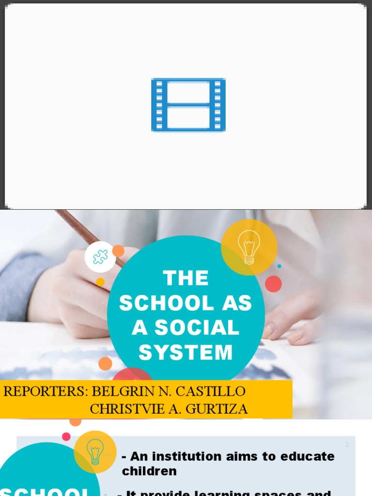 The School As A Social System | PDF | System | Learning