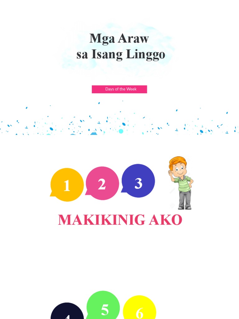 Araw Sa Isang Linggo | PDF