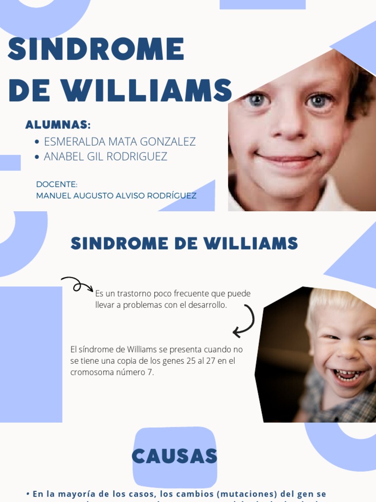 Sindrome De Williams Pdf Especialidades Medicas Enfermedades Y
