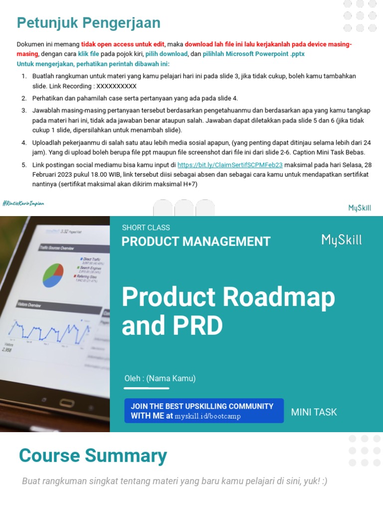 Mini Task Product Roadmap | PDF