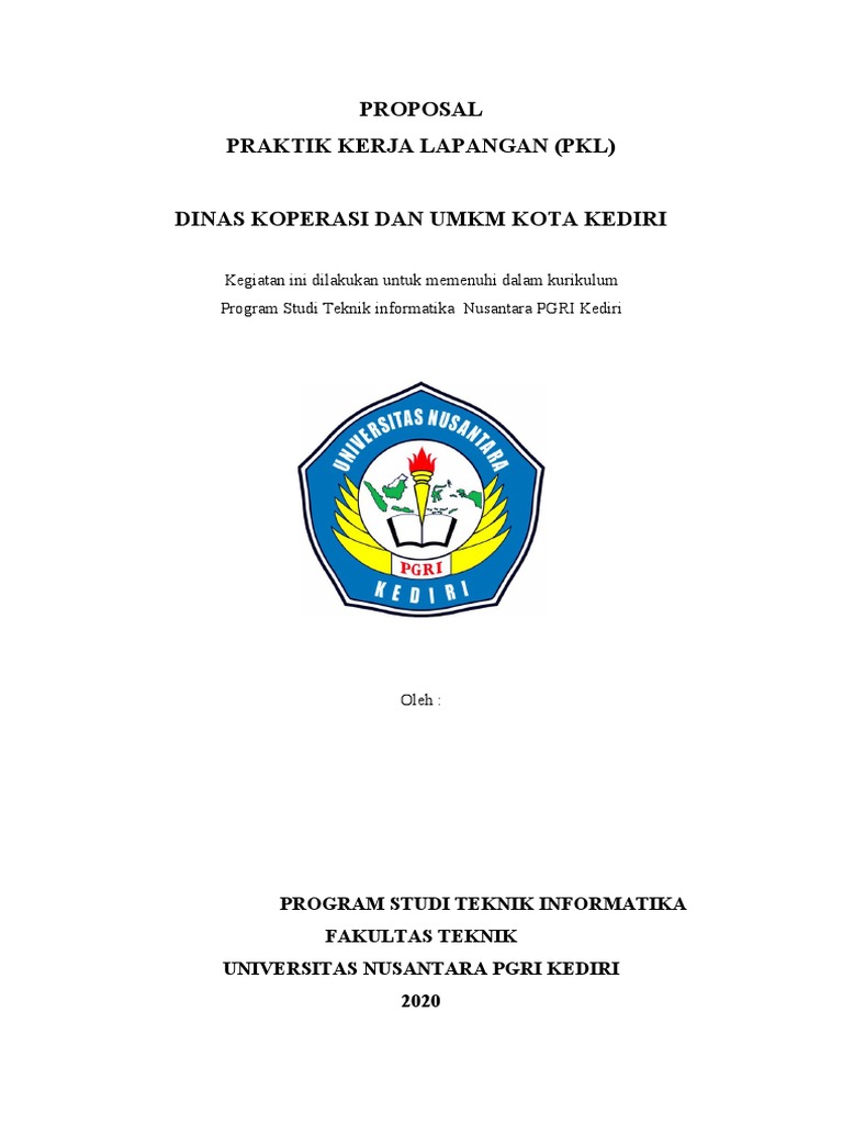 Contoh PROPOSAL PKL | PDF