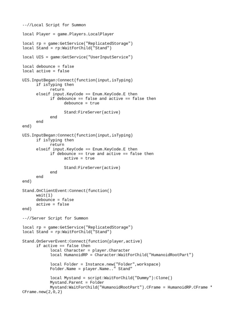 Jojo Part 1 Scripts | PDF