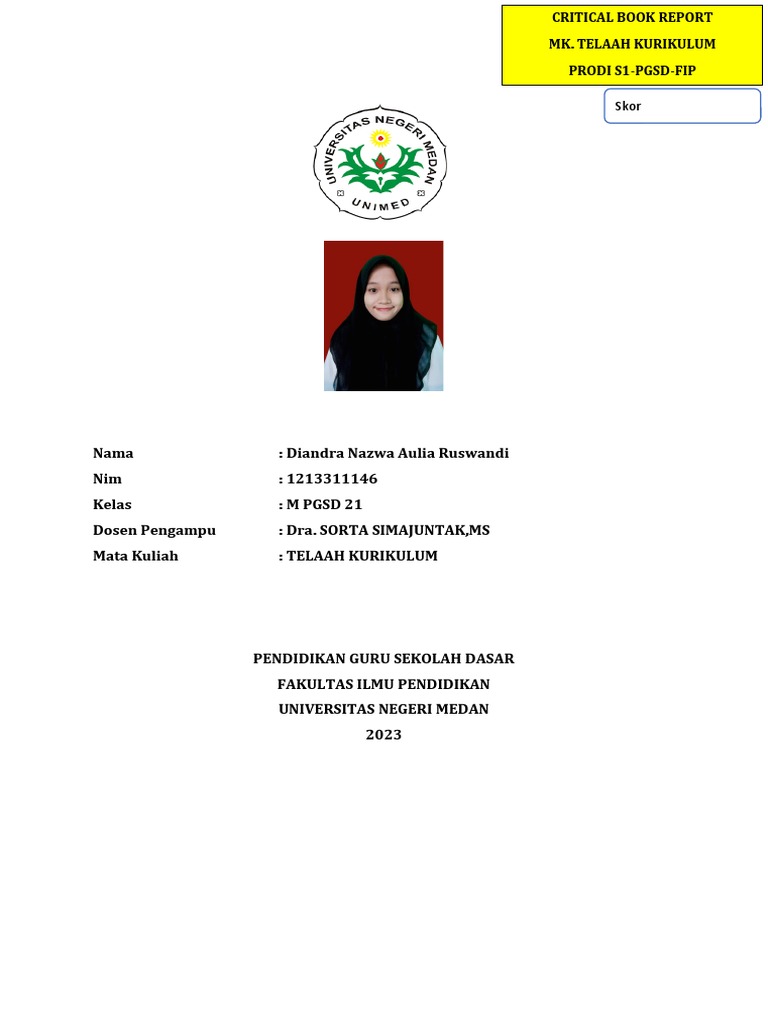 CBR SBM - Diandra Nazwa Aulia - M - PGSD21 | PDF