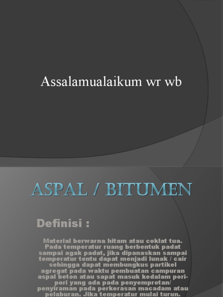 Aspal | PDF