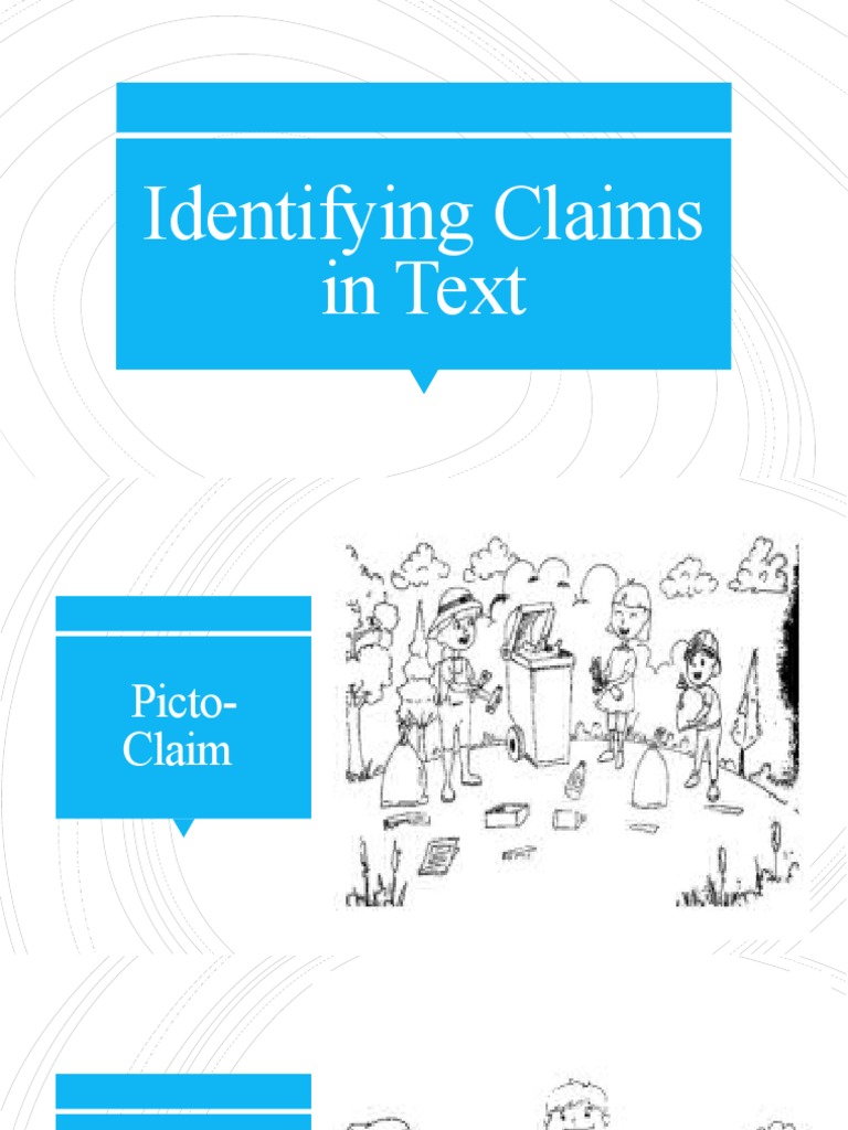 Identifying Claims in Text | PDF | Learning | Information