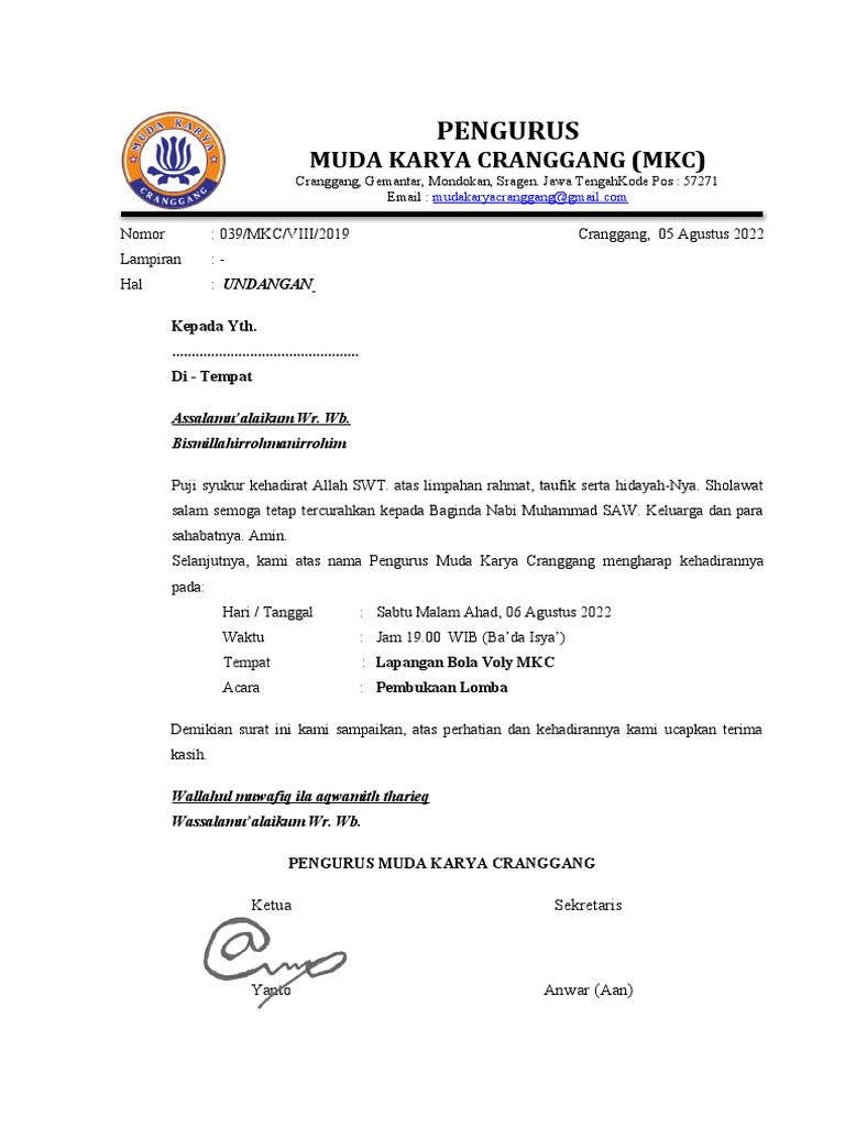 Undangan Karnaval | PDF