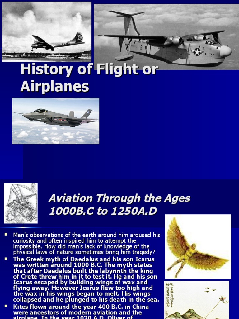 History of Flight | Download Free PDF | Aircraft | Wright Brothers