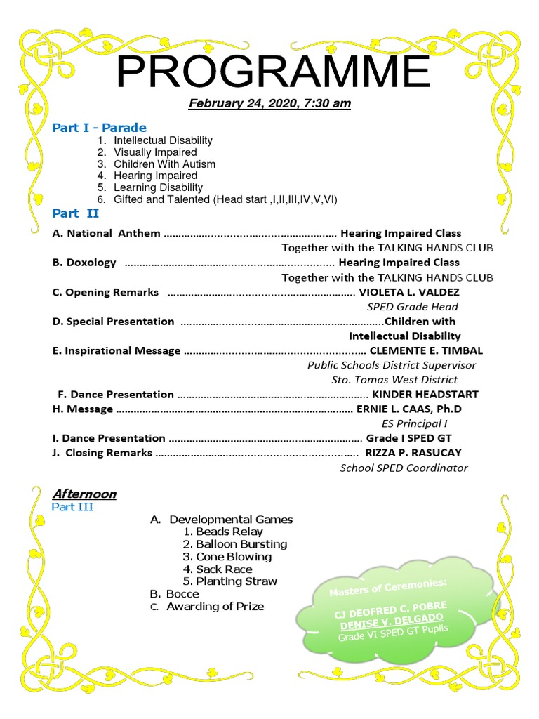 PROGRAM ID Week 2020 | PDF