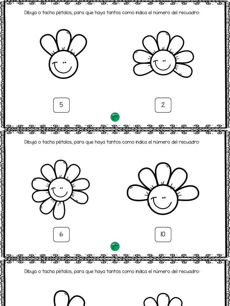 Conteo Petalos Flores | PDF