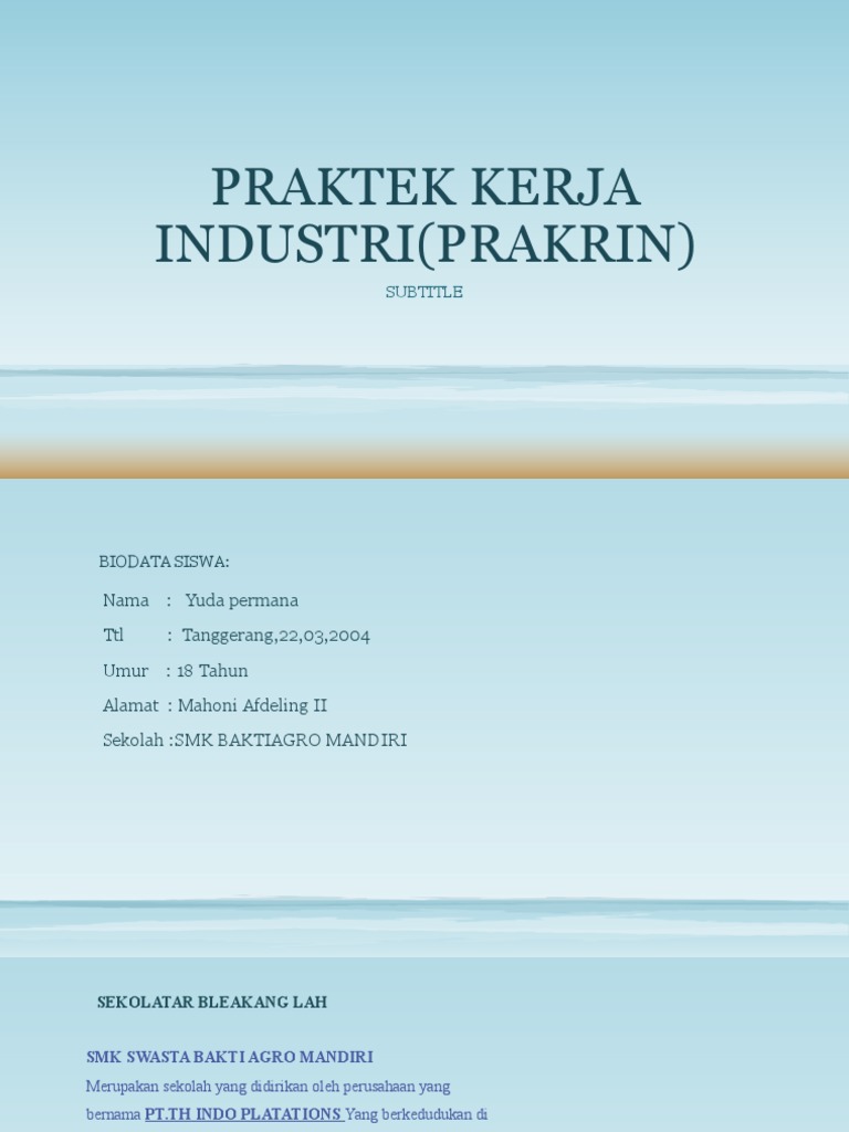 Yuda Permana 12 TKR | PDF