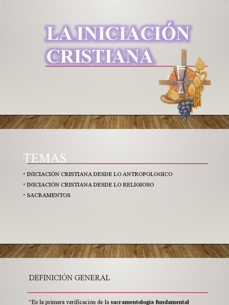 Iniciacion Cristiana | PDF | Bautismo | Sacramentos
