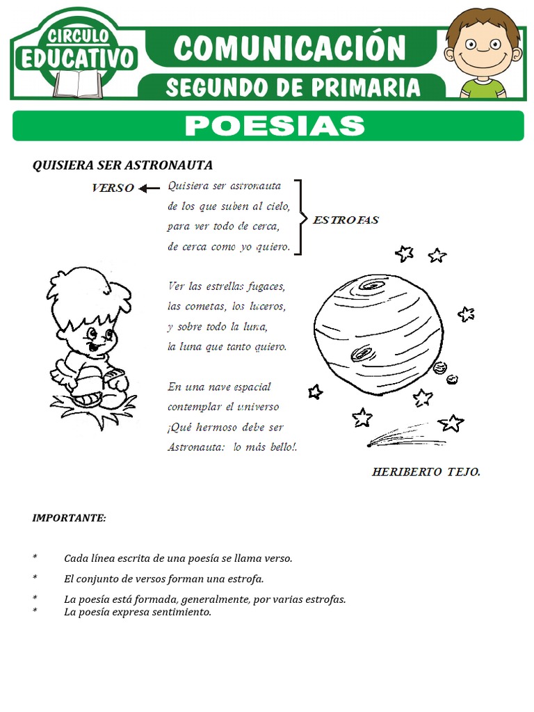 Poesias-para-Segundo-de-Primaria | PDF