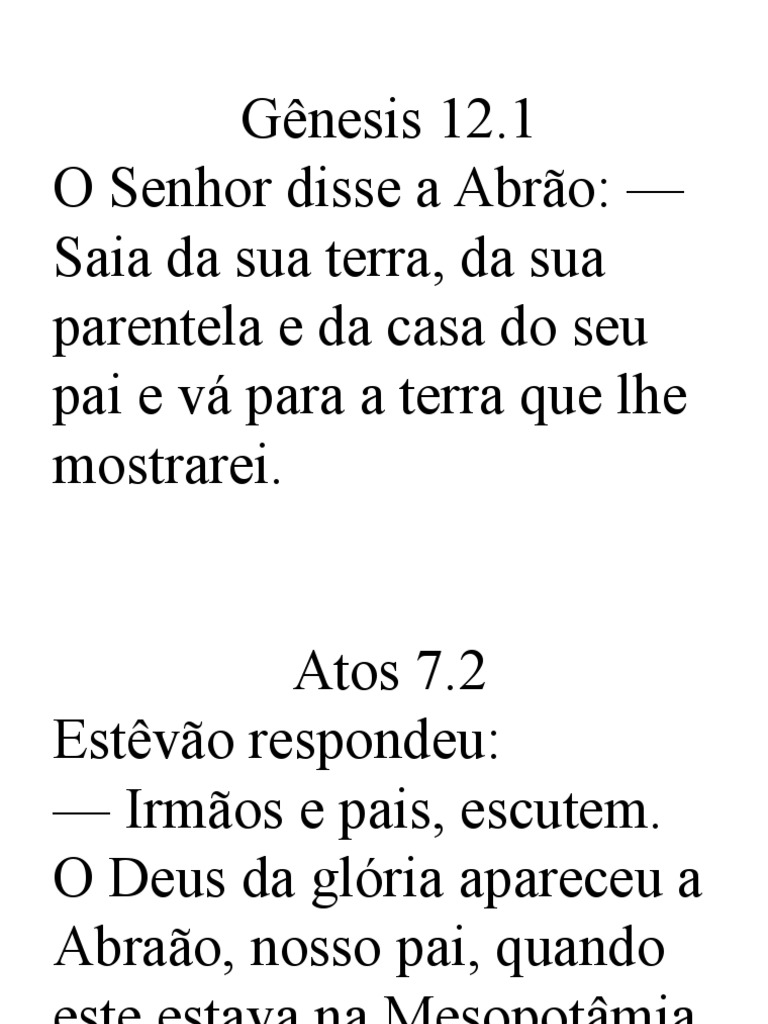 Gênesis 12 | PDF