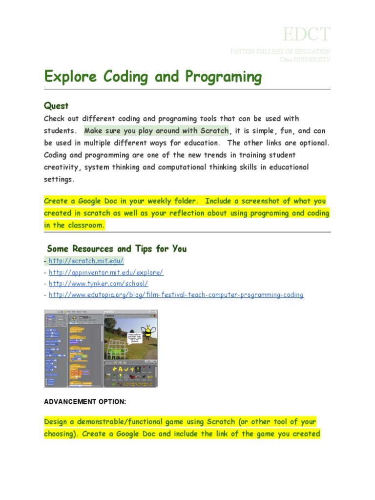 Quest-Coding and Programing (With Advanced Option) | PDF