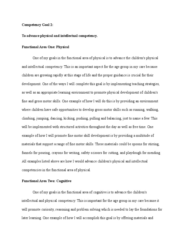 CW CFCC Goal 2 Competency 2 | PDF | Creativity | Communication