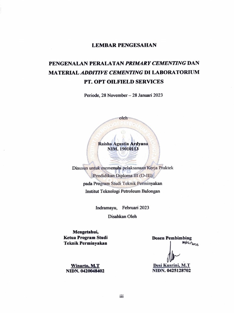 Raisha - Lembar Persetujuan Dospem PDF | PDF