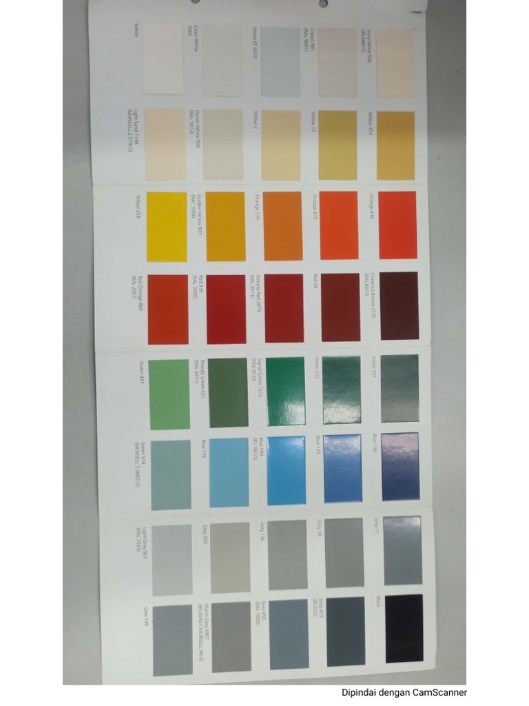 Colour Card Hardtop Jotun PDF | PDF