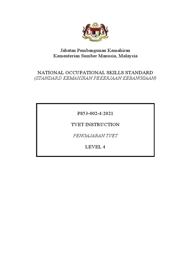 Tvet Instruction PDF | PDF | Vocational Education