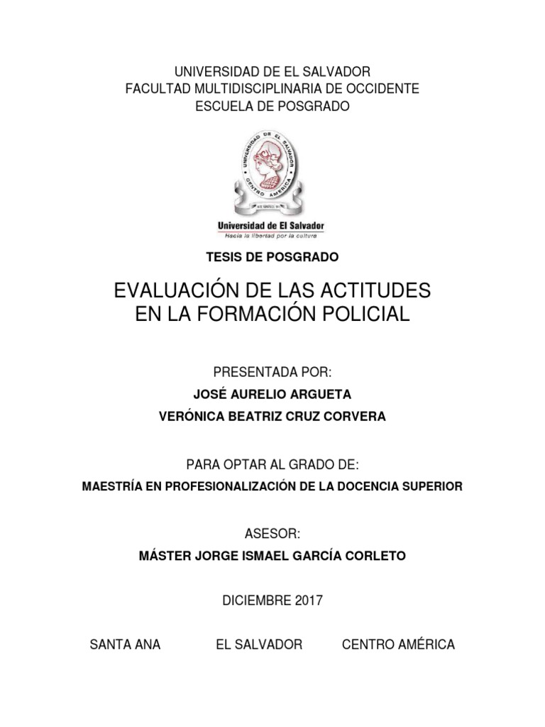 TESIS EVALUACIÓN DE LAS ACTITUDES | PDF | Evaluación | Actitud (psicología)