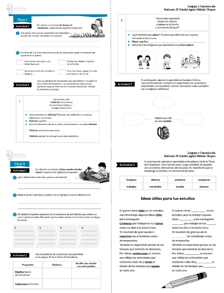 Fichas Leo Primero | PDF
